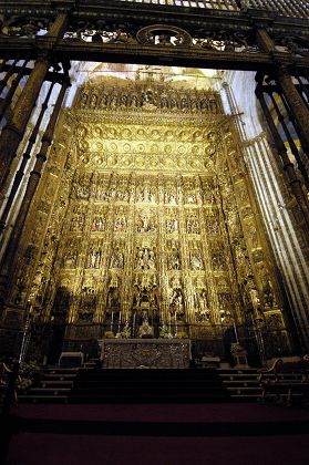Main Altar Retablo Mayor Largest Richest Editorial Stock Photo - Stock ...