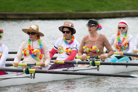 City of Cambridge Rowing Club fancy dress boat race, Cambridge, Britain ...