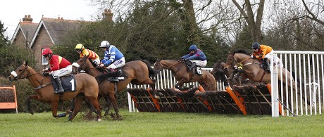 Horse racing at Plumpton Races, East Sussex, Britain - 14 Dec 2015 ...