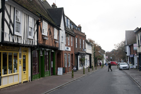 Picturesque Market Town Buntingford Hertfordshire Historic Editorial ...