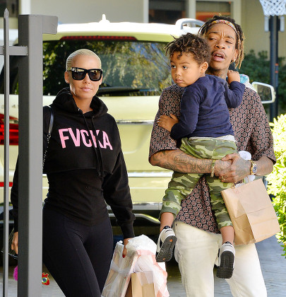 Amber Rose Wiz Khalifa Sebastian Editorial Stock Photo - Stock Image ...