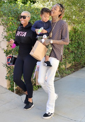 Amber Rose Wiz Khalifa Sebastian Editorial Stock Photo - Stock Image ...