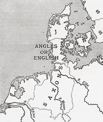 Map Showing Old Homes English 5th Editorial Stock Photo - Stock Image ...