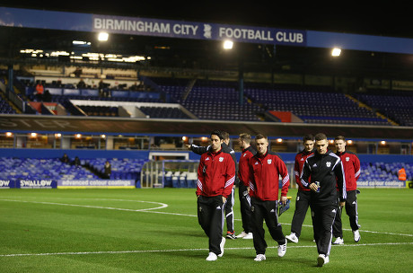 Cardiff Players Look Pitch Before Sky Editorial Stock Photo - Stock ...