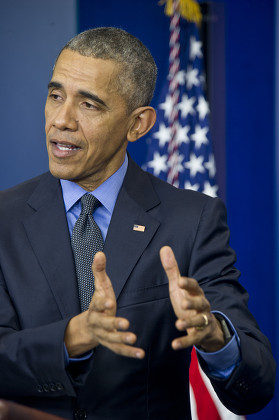 Us President Barack Obama Holds End Editorial Stock Photo - Stock Image ...