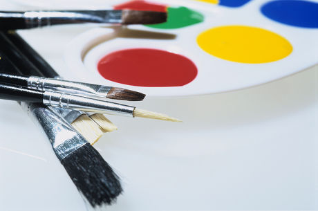 Poster Paints Brushes Editorial Stock Photo - Stock Image | Shutterstock
