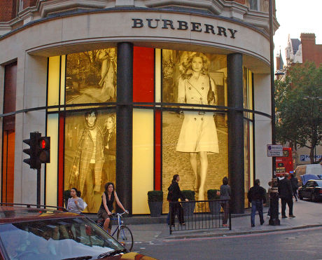 Kate Moss Window Display Burberrys Editorial Stock Photo - Stock Image ...