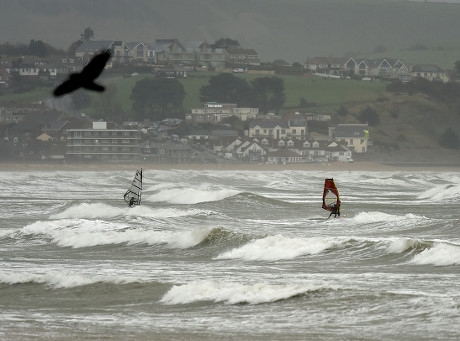 Wet and windy weather, Dorset, Britain - 30 Dec 2015 Stock Pictures ...