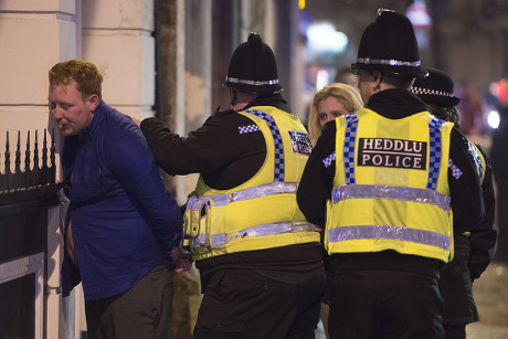 Police Officer Restraining Man On St Editorial Stock Photo - Stock ...