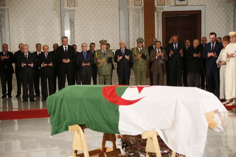 Algerian Government Parliament Leaders Pay Respects Editorial Stock ...