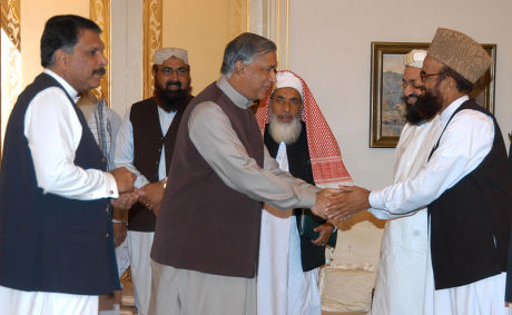 Prime Minister Shaukat Aziz Mufti Muneeb Editorial Stock Photo - Stock ...