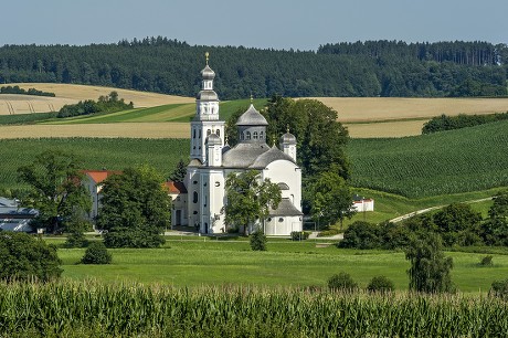 Baroque Pilgrimage Church Maria Birnbaum Sielenbach Editorial Stock ...