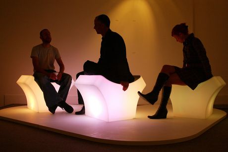 Interactive Lighting Large Public Spaces Designed Editorial Stock Photo ...