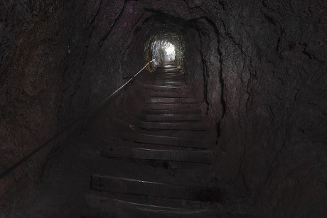 Rock Tunnel Wwi Openair Museum Long Editorial Stock Photo - Stock Image ...