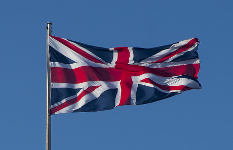 Union Flag Known Union Jack Flying Editorial Stock Photo - Stock Image ...