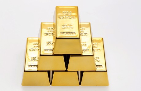 Pyramid 200g Gold Bars 9999 Pure Editorial Stock Photo - Stock Image ...
