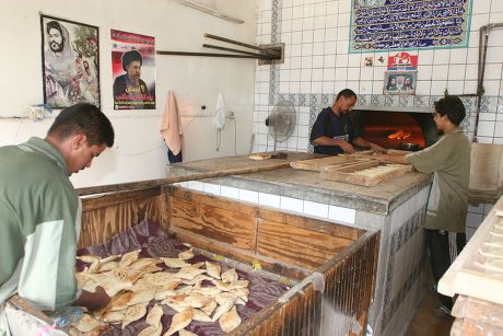 Iraqi Men Working Bakery Editorial Stock Photo - Stock Image | Shutterstock
