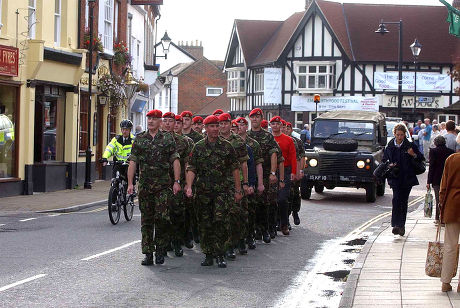 Army Police Force Moving 20 Miles Editorial Stock Photo - Stock Image ...