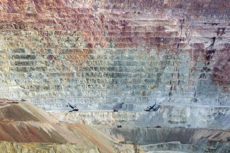 Chino Mine Open Pit Copper Mine Editorial Stock Photo - Stock Image ...