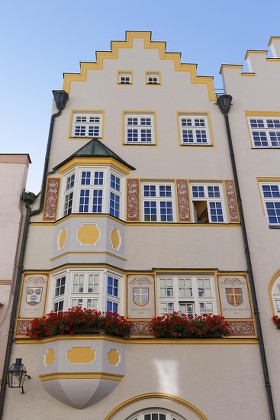 Town Hall Trostberg Chiemgau Upper Bavaria Editorial Stock Photo ...