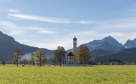 Pilgrimage Church St Coloman Schwangau Fussen Editorial Stock Photo ...