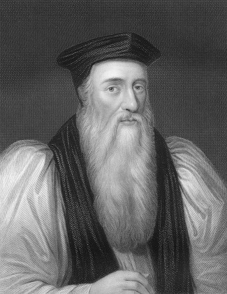 Steel Engraving Ca 1860 Thomas Cranmer Editorial Stock Photo - Stock ...