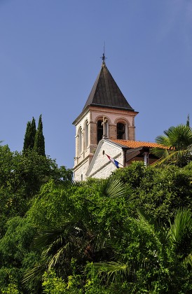 Franciscan Monastery Church Monastery Island Visovac Editorial Stock ...