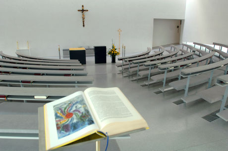 Baroque Church Modern Extension Podersdorf On Editorial Stock Photo ...
