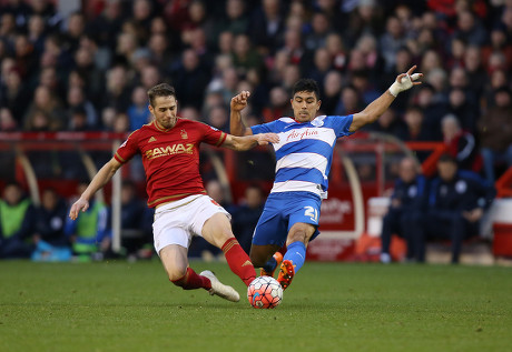Daniel Tozser Qpr Battles Nottingham Forests Editorial Stock Photo ...
