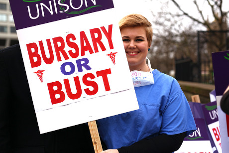 Thousands Angry Nhs Student Nurses Marched Editorial Stock Photo ...
