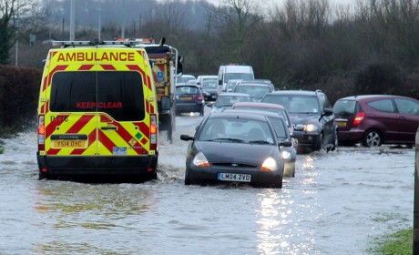 __COUNT__ Flooded roads bring chaos to Essex, Britain - 11 Jan 2016 ...