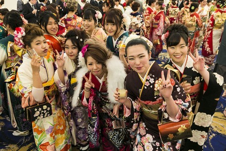 Coming of Age Day, Tokyo, Japan - 11 Jan 2016 Stock Pictures, Editorial ...