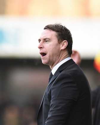 Notts County Manager Jamie Fullarton During Editorial Stock Photo ...