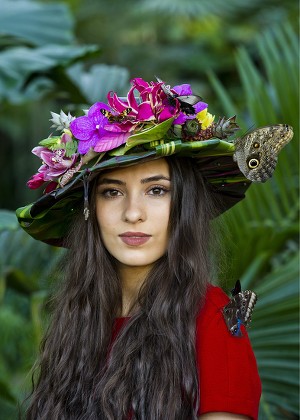 Model Georgina Barnes Wears Hat Made Editorial Stock Photo - Stock ...