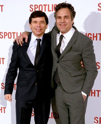 Mike Rezendes Spotlight Reporter Mark Ruffalo Editorial Stock Photo ...