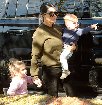 Kourtney Kardashian Reign Disick Penelope Disick Editorial Stock Photo ...