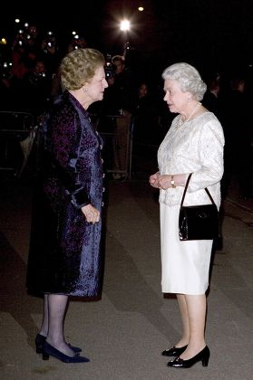 Margaret Thatcher Queen Elizabeth Ii Editorial Stock Photo - Stock ...
