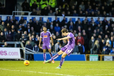 Plymouth Argyles Josh Simpson Shoots Scores Editorial Stock Photo ...