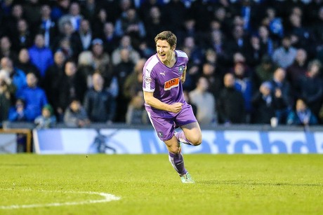 Plymouth Argyles Josh Simpson Celebrates His Editorial Stock Photo ...