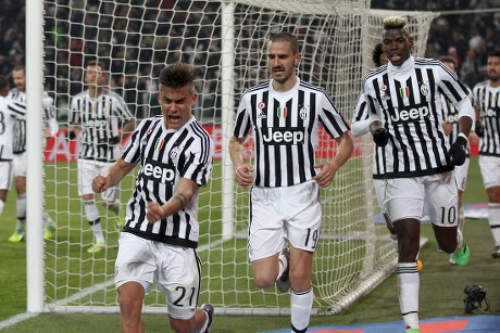 Juventus Forward Paulo Dybala 21 Celebrates Editorial Stock Photo ...