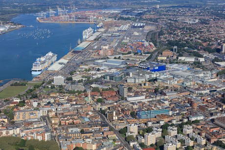 Southampton City Centre Docks Southampton Hampshire Editorial Stock ...
