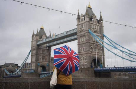 People Brave Wet Windy Weather Near Editorial Stock Photo - Stock Image ...
