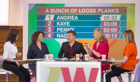 Andrea Mclean Nadia Sawalha Ben Shephard Editorial Stock Photo - Stock ...