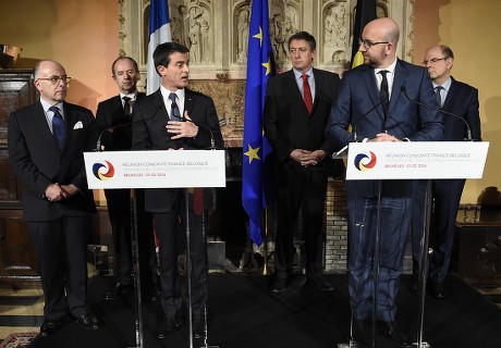Charles Michel Manuel Valls Jan Jambon Editorial Stock Photo - Stock ...