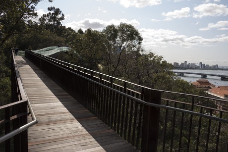 Footbridge Lotterywest Federation Walkway One Main Editorial Stock ...