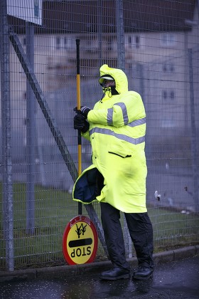 Storms Lash Ayrshire Coast Saltcoats Scotland Editorial Stock Photo ...