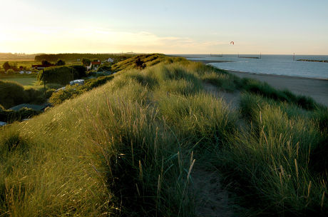Man Made Coastal Defence Mound Protect Editorial Stock Photo - Stock ...