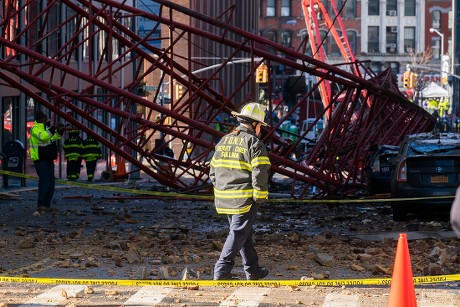 Scene Crane Collapse Editorial Stock Photo - Stock Image | Shutterstock