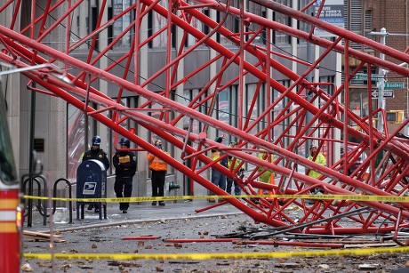 Scene Crane Collapse Editorial Stock Photo - Stock Image | Shutterstock