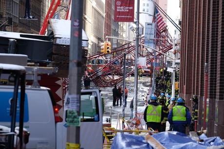 Scene Crane Collapse Editorial Stock Photo - Stock Image | Shutterstock